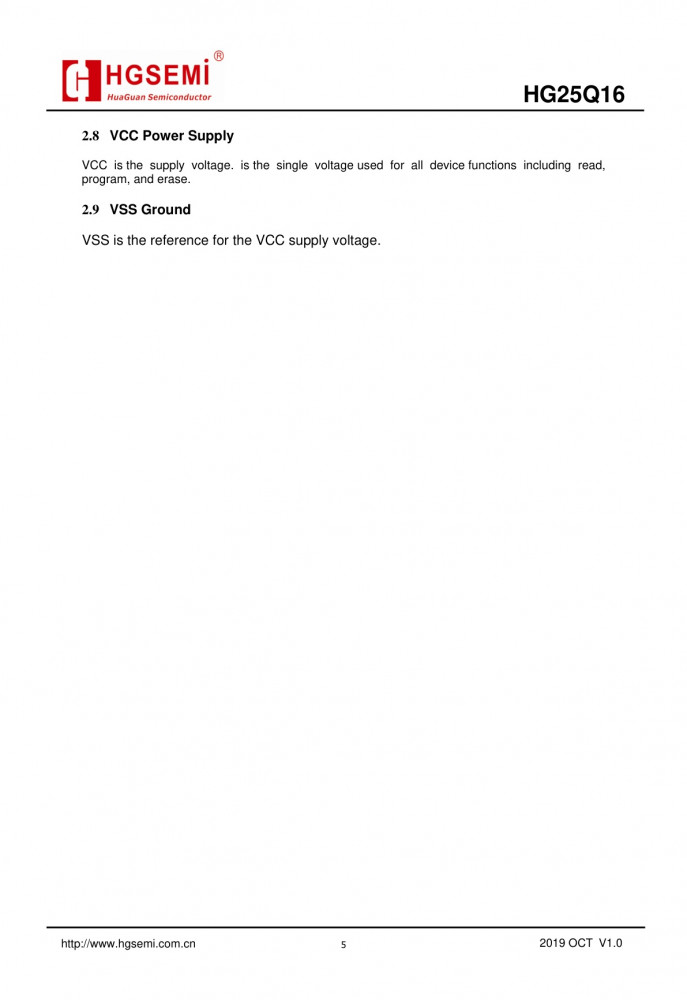 HG25Q16M/TR datasheet page 5