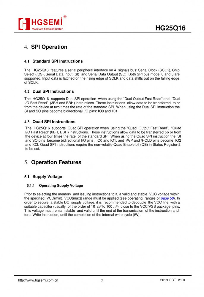 HG25Q16M/TR datasheet page 7