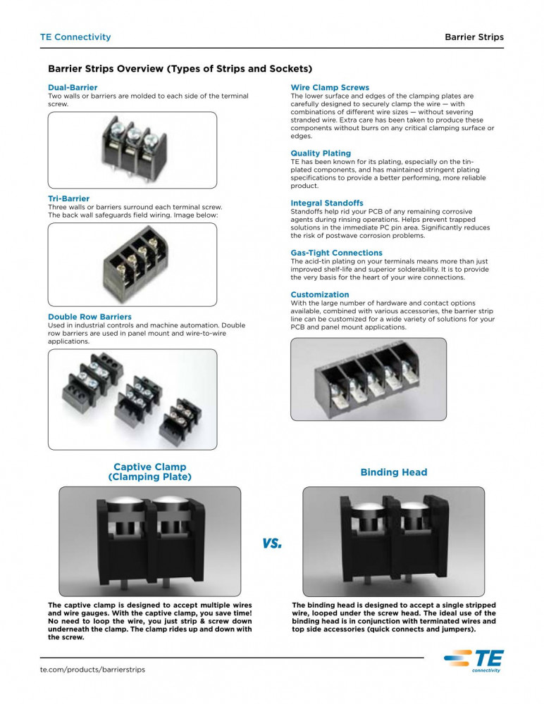 TE Connectivity barrier strip brochure page 3