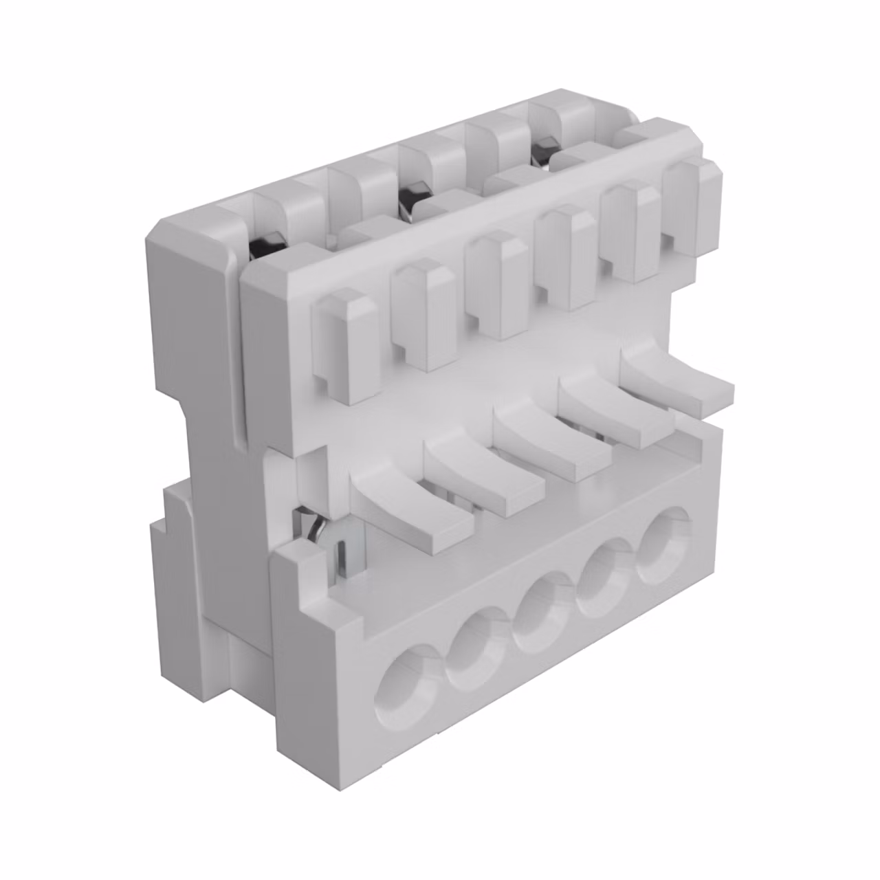 Appli-Mate RAST 2.5 IDT Housing, 5.00mm Pitch, Female, 3 Circuits, All Position Keys, Slotted Endwalls for sale
