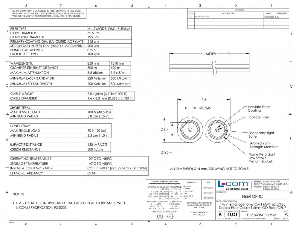 FOB16OM1PSZV-M technical drawing preview