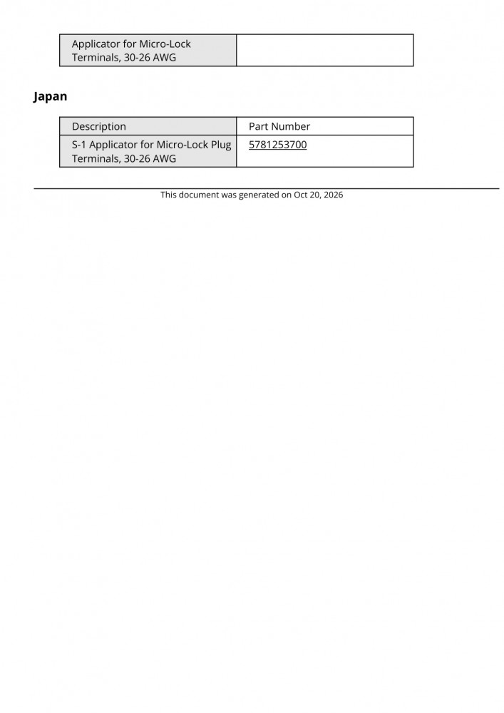 MOLEX 5052631000 technical document page 3