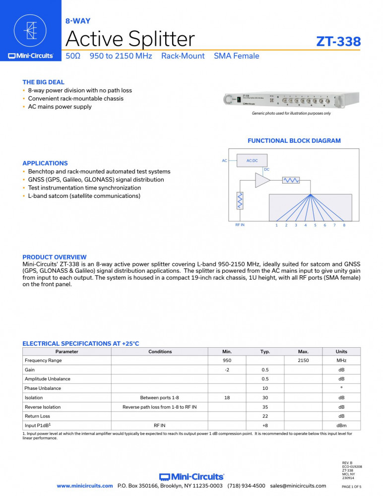 ZT-338 technical document page 1