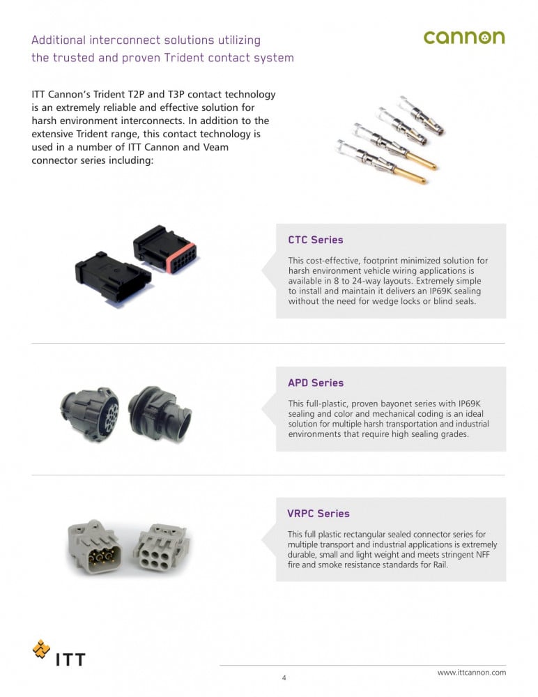 ITT Cannon Trident documentation page 4