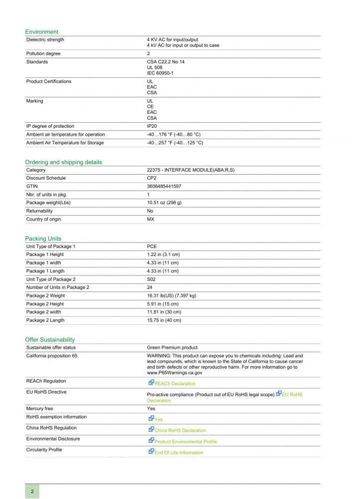 SSM1A120M7 technical document page 2