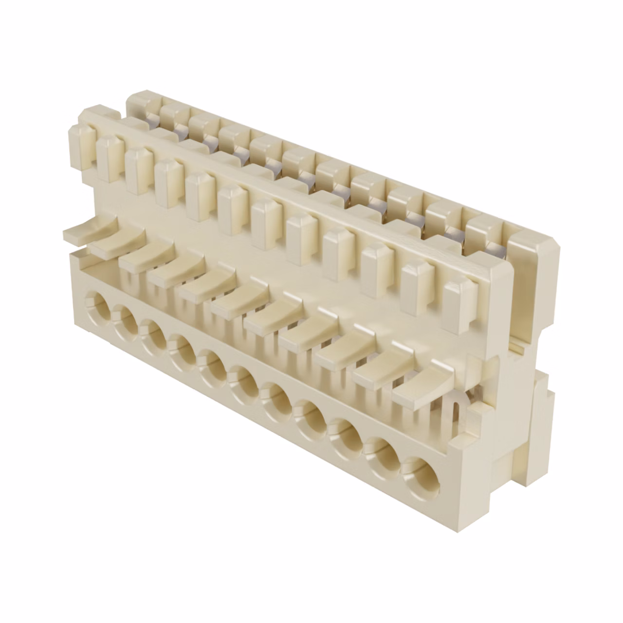Appli-Mate RAST 2.5 Connector, 2.50mm Pitch, Female, 11 Circuits, Open Endwalls, Tin Plating for sale