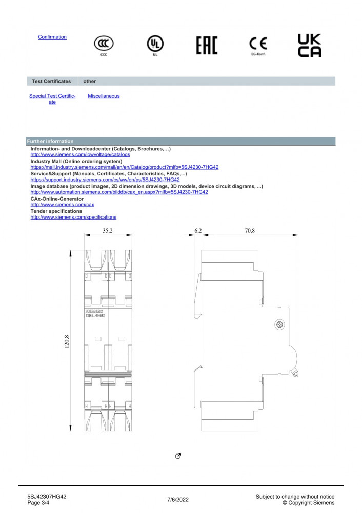 5SJ4230-7HG42 technical document page 3