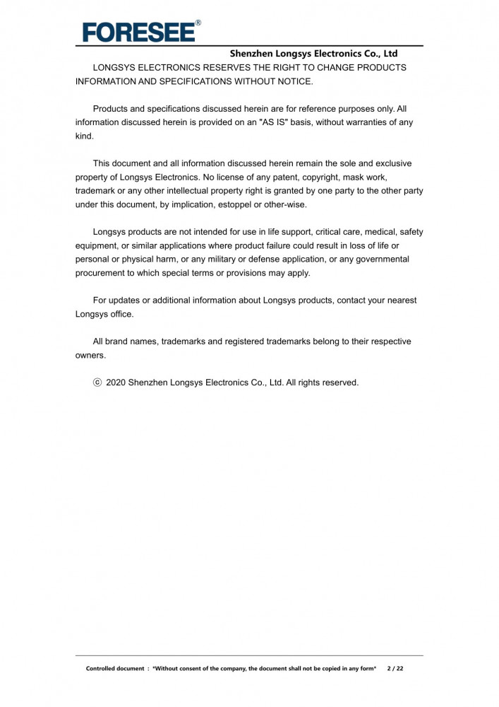 FD4AU2666C4GZF datasheet page 2