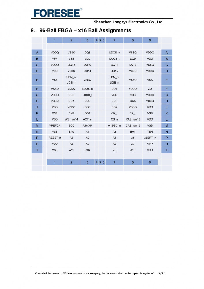 FD4AU2666C4GZF datasheet page 9