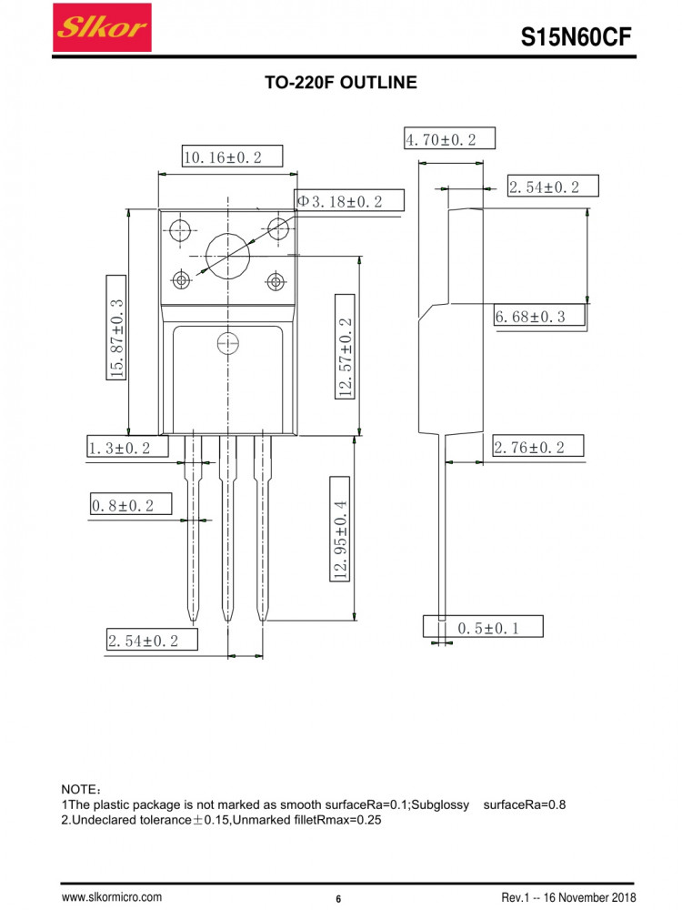 SL15N60CF datasheet page 6