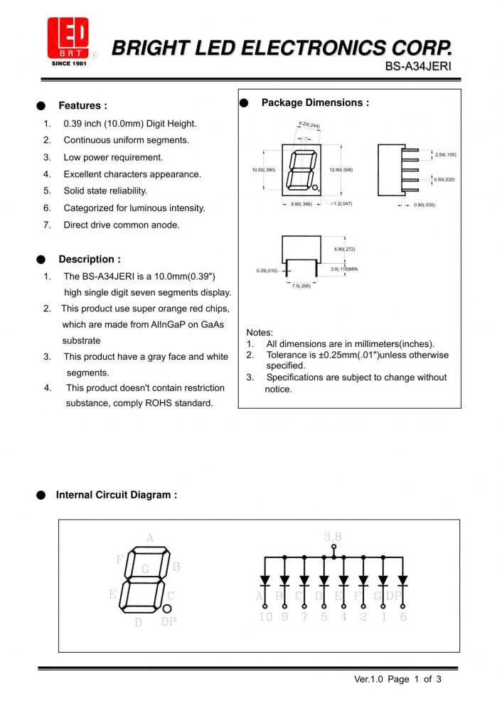 BS-A34JERI product document page 1