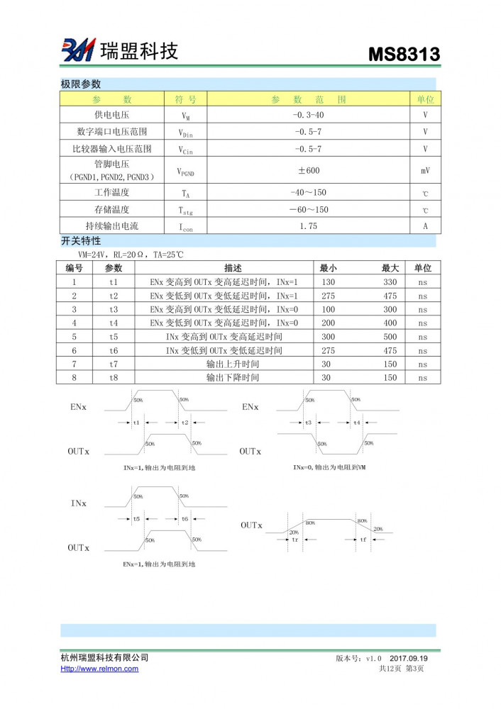 MS8313 technical document page 3