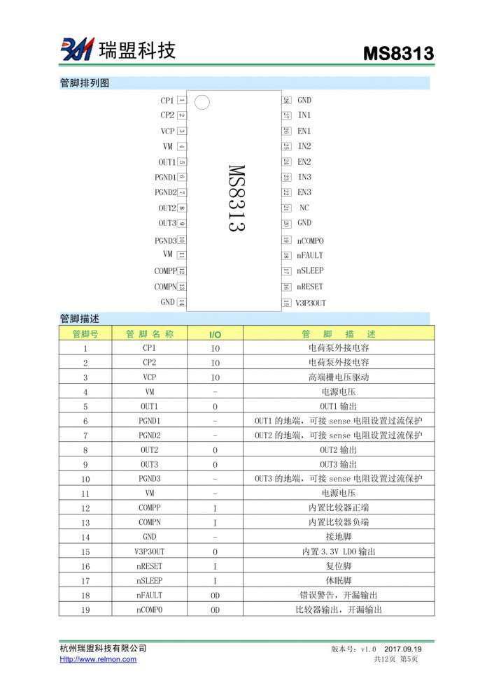 MS8313 technical document page 5