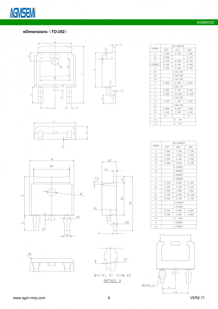 AGM603D datasheet page 6