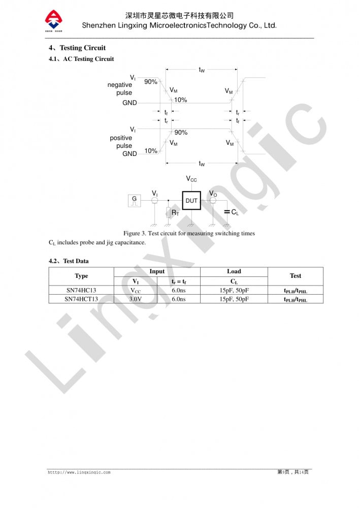 SN74HC13DR(LX) datasheet page 9