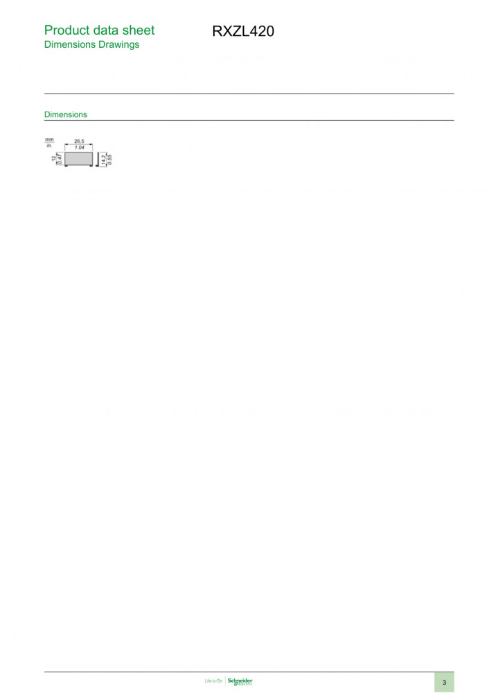 RXZL420 technical document page 3