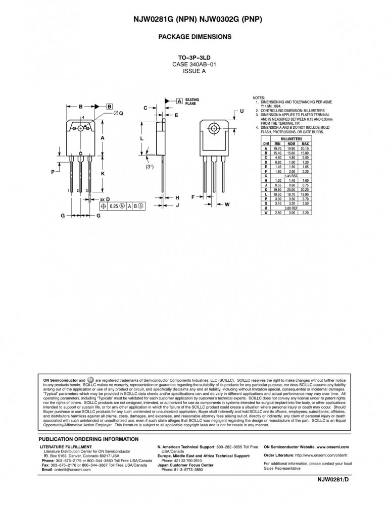 NJW0281G datasheet page 5