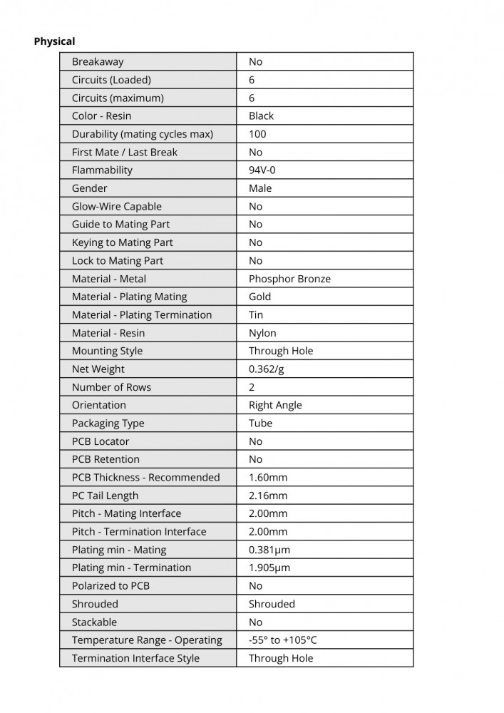 MOLEX 878330620 product document preview, page 3