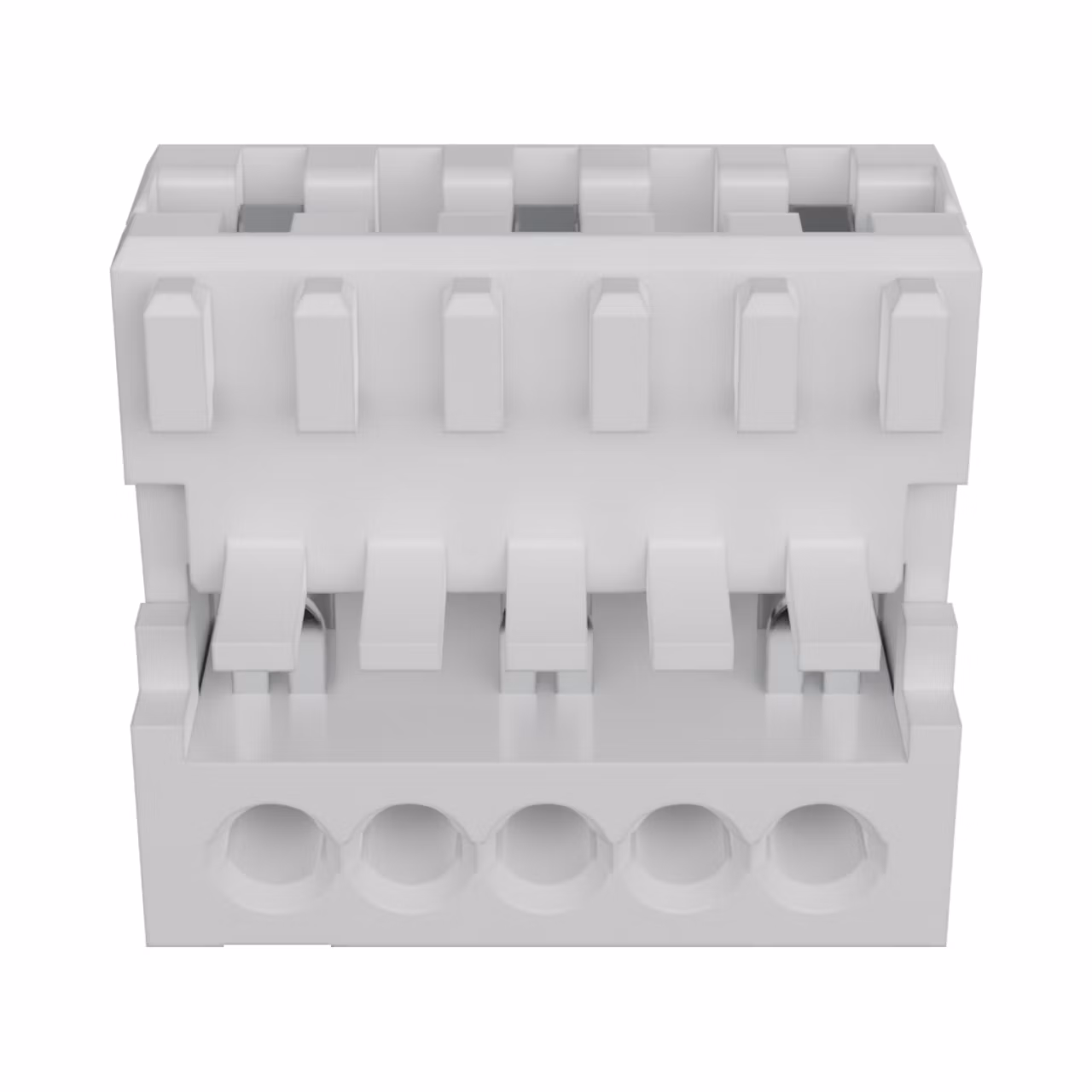 Appli-Mate RAST 2.5 IDT Housing, 5.00mm Pitch, Female, 3 Circuits, All Position Keys, Slotted Endwalls for sale