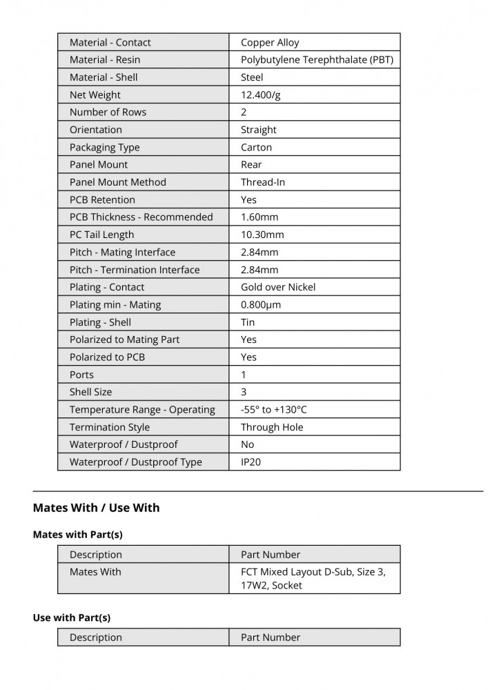 MOLEX 1731070892 drawing preview, page 3