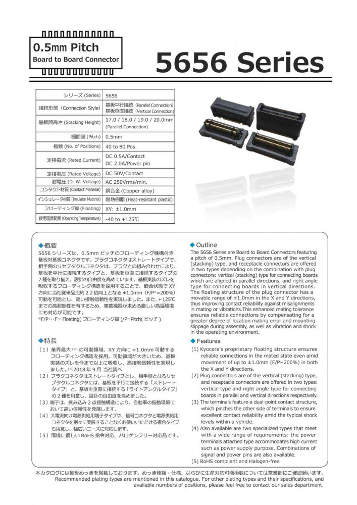 5656 series technical document page 1
