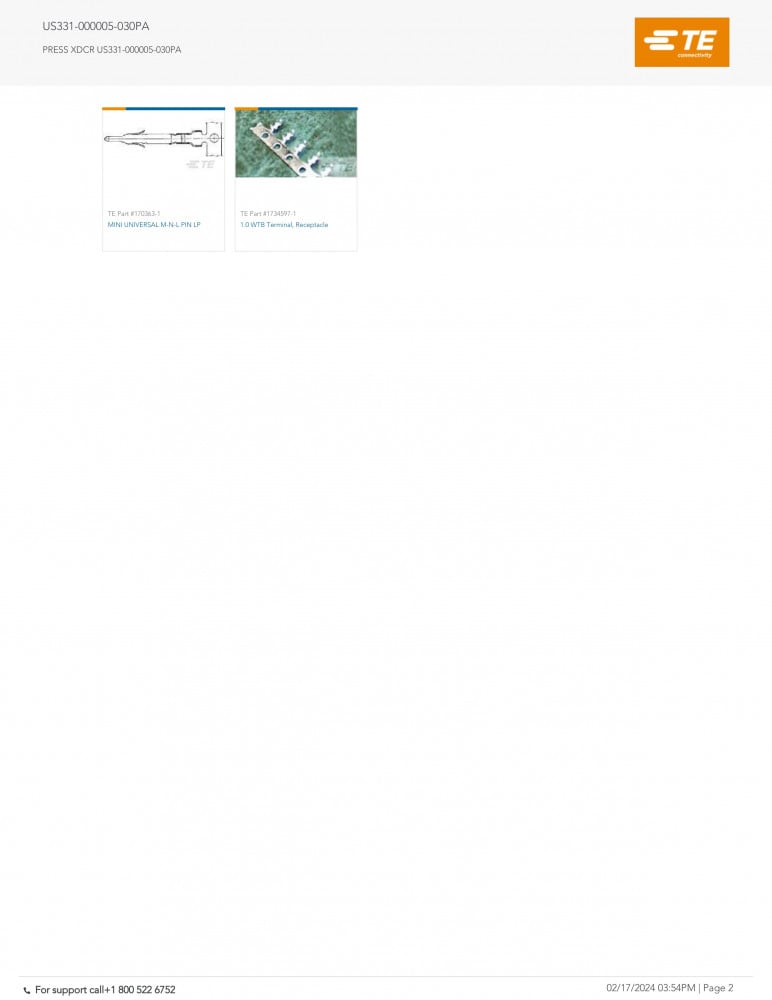 US331 product documentation page 2