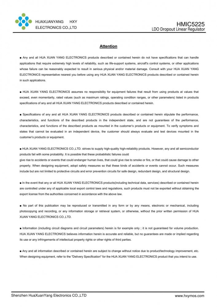 HMIC5225 datasheet page 6