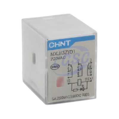 CHINT NXJ/3Z(D) 24VAC Industrial Relay – Reliable 3-Pole Electromagnetic Relay for Control Panels and Automation Systems