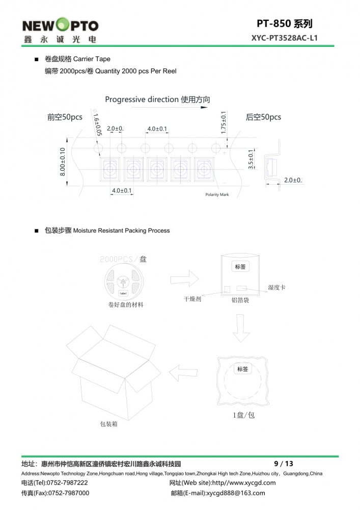 XYC-PT3528AC-L1 approval document page 9