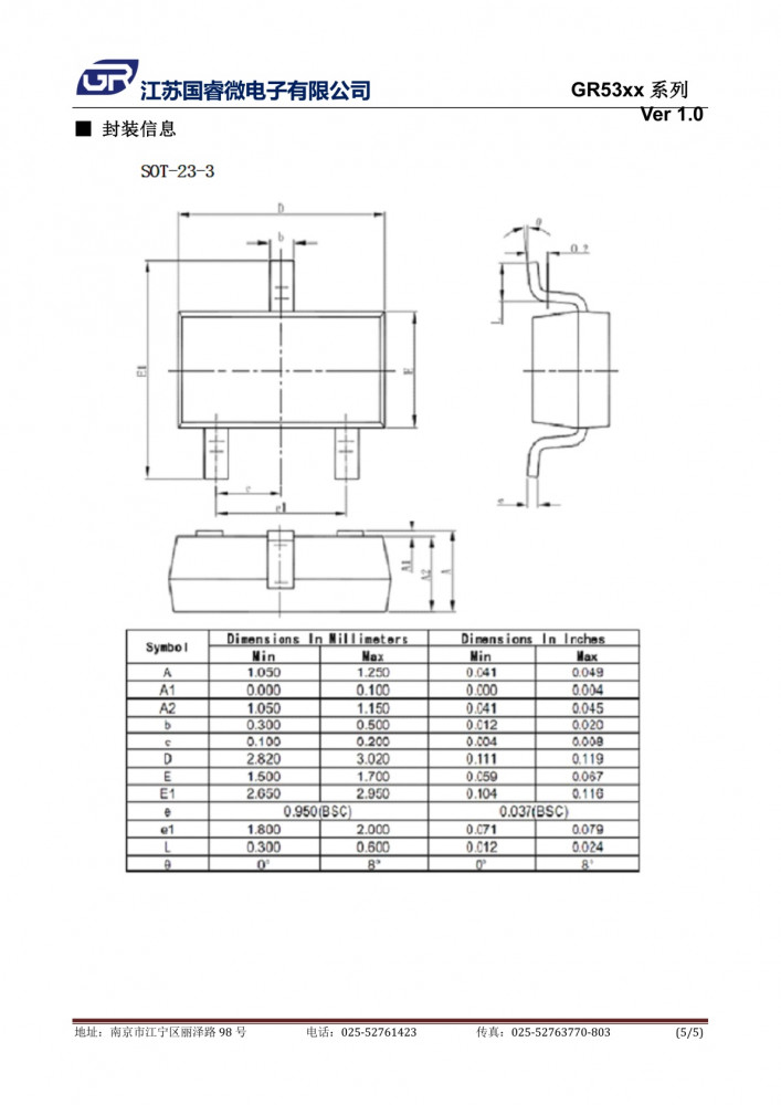 GR53xx datasheet page 5
