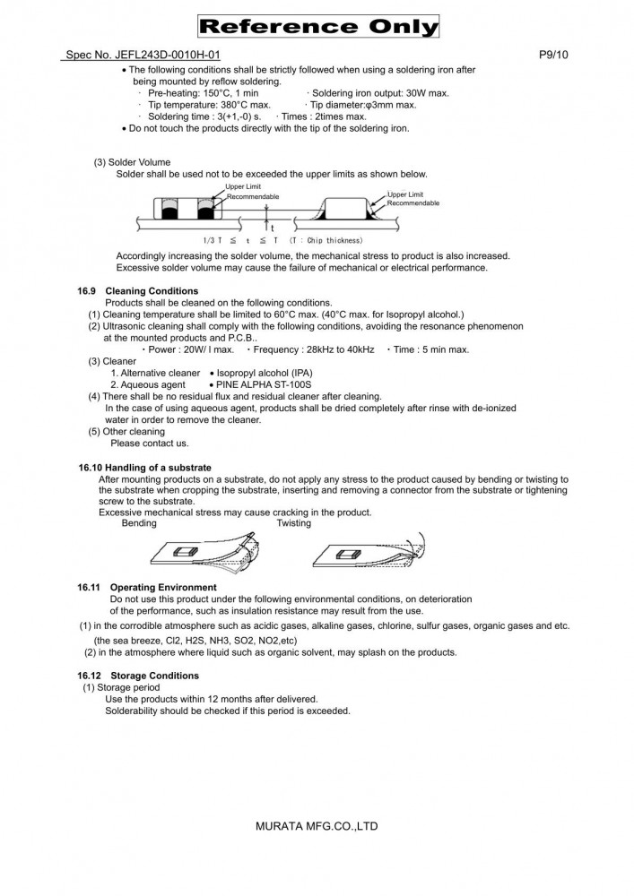 Murata DLM0QS reference specification page 9