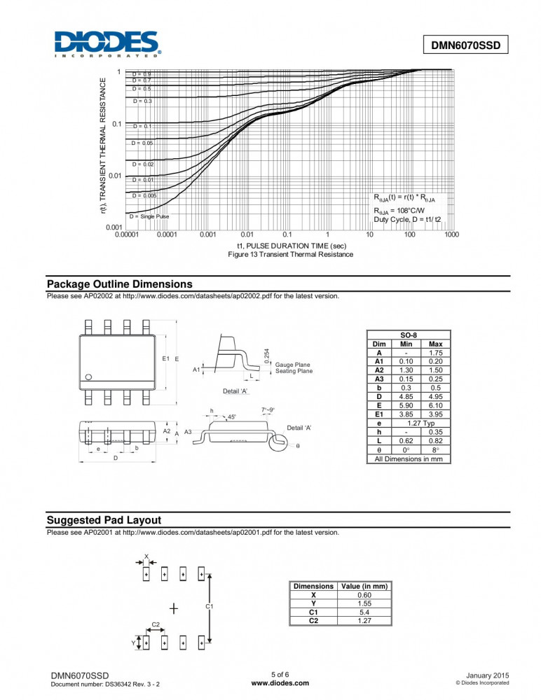 DMN6070SSD-13 datasheet page 5