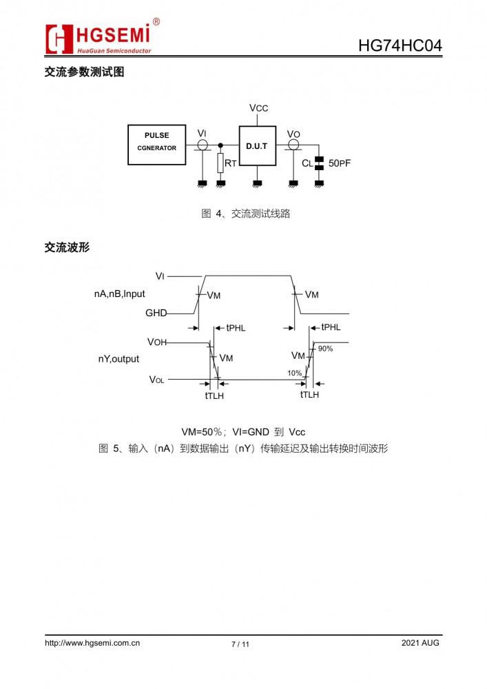 HG74HC04M/TR datasheet page 7