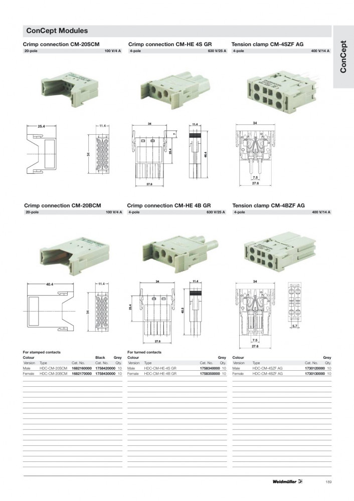 WEIDMULLER ConCept catalogue page 6