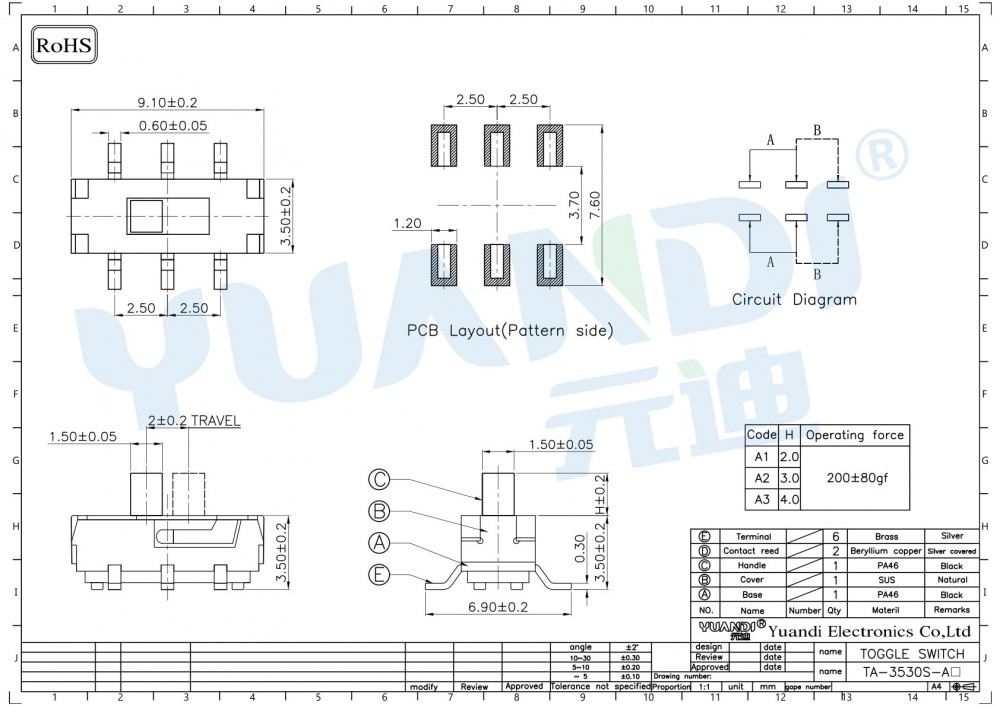 TA-3530S-A3 technical document
