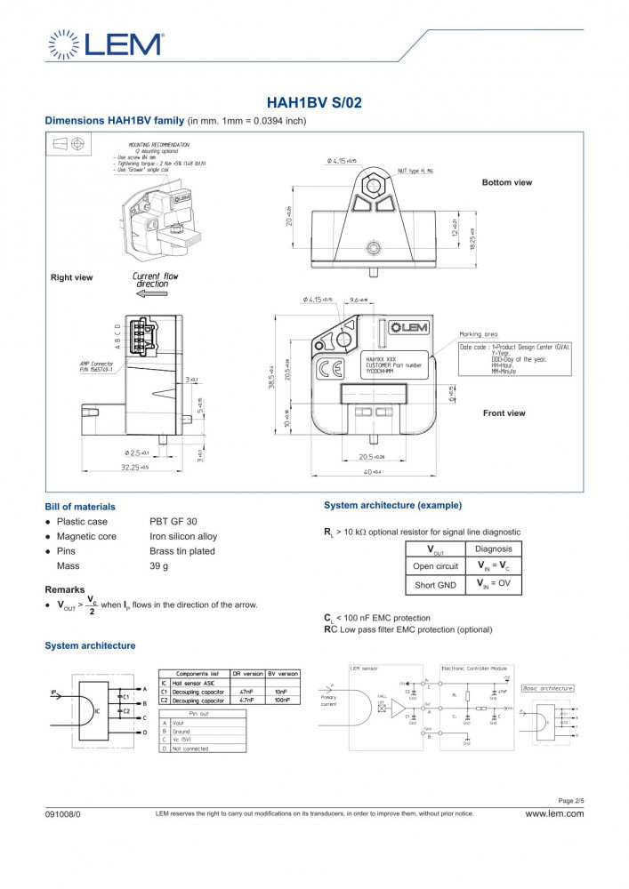 HAH1BV S/02 datasheet page 2