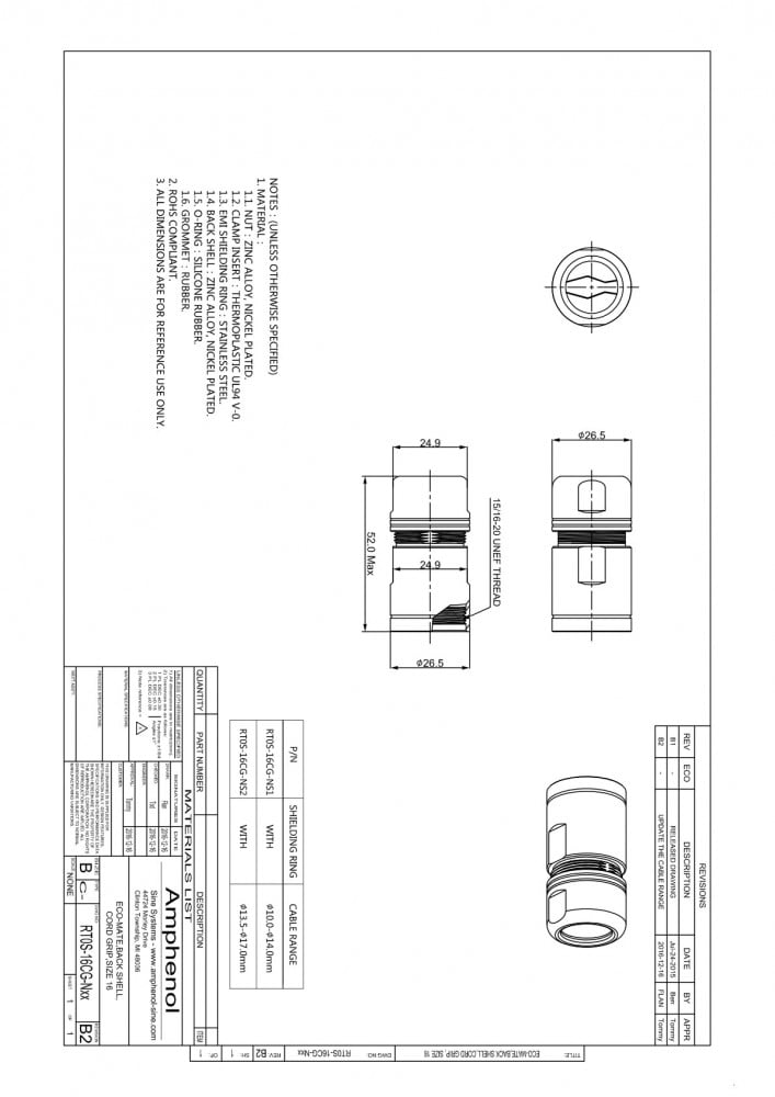 RT0S-16CG-NS2 technical drawing preview