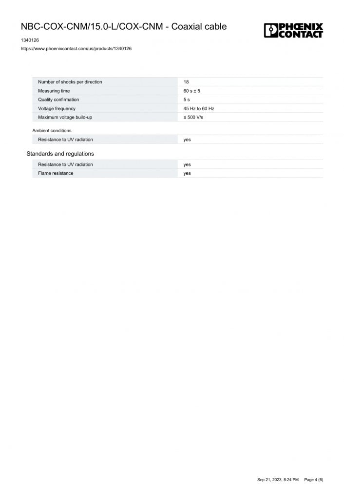 Phoenix Contact 1340126 technical document page 4