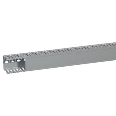 Cable ducting (base + cover) Transcab - 25x40 mm - grey RAL 7030