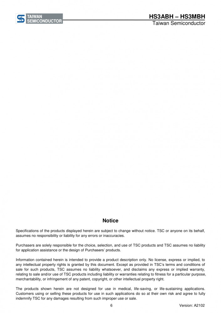 HS3KBH datasheet page 6