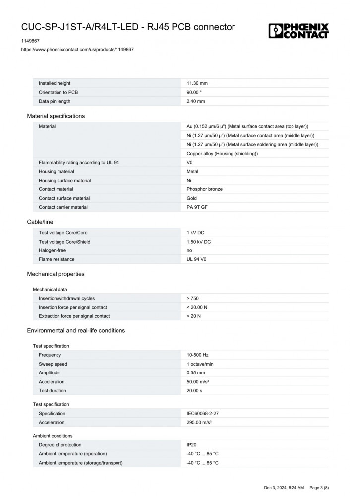 Phoenix Contact 1149867 datasheet page 3
