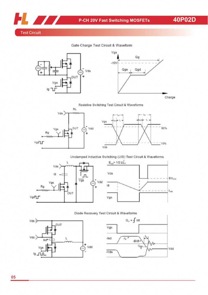 HL 40P02 datasheet page 5