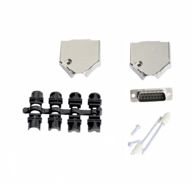 MH CONNECTORS MHDTZK15-BK-K D-Sub Backshell Hood
