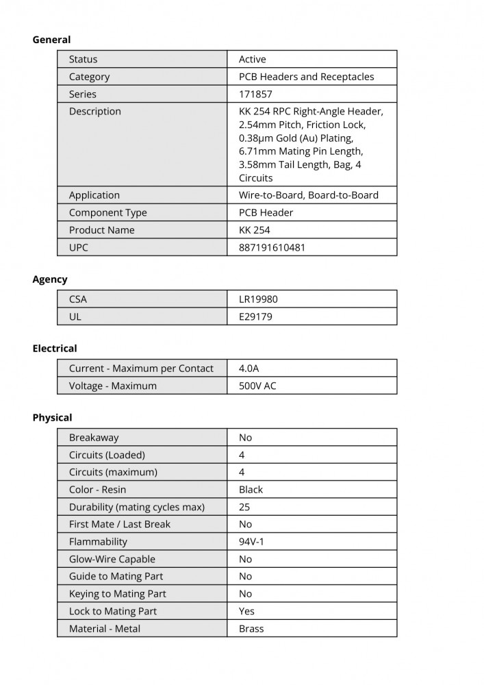 Product document page 2