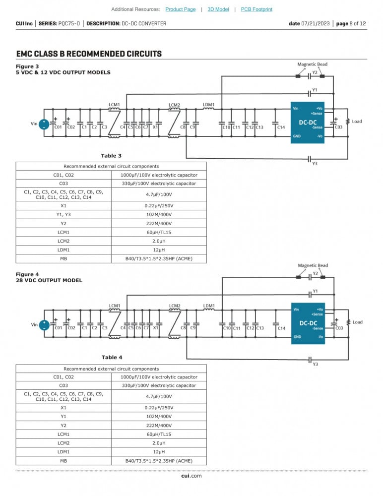 PQC75-48-S12-O datasheet page 8