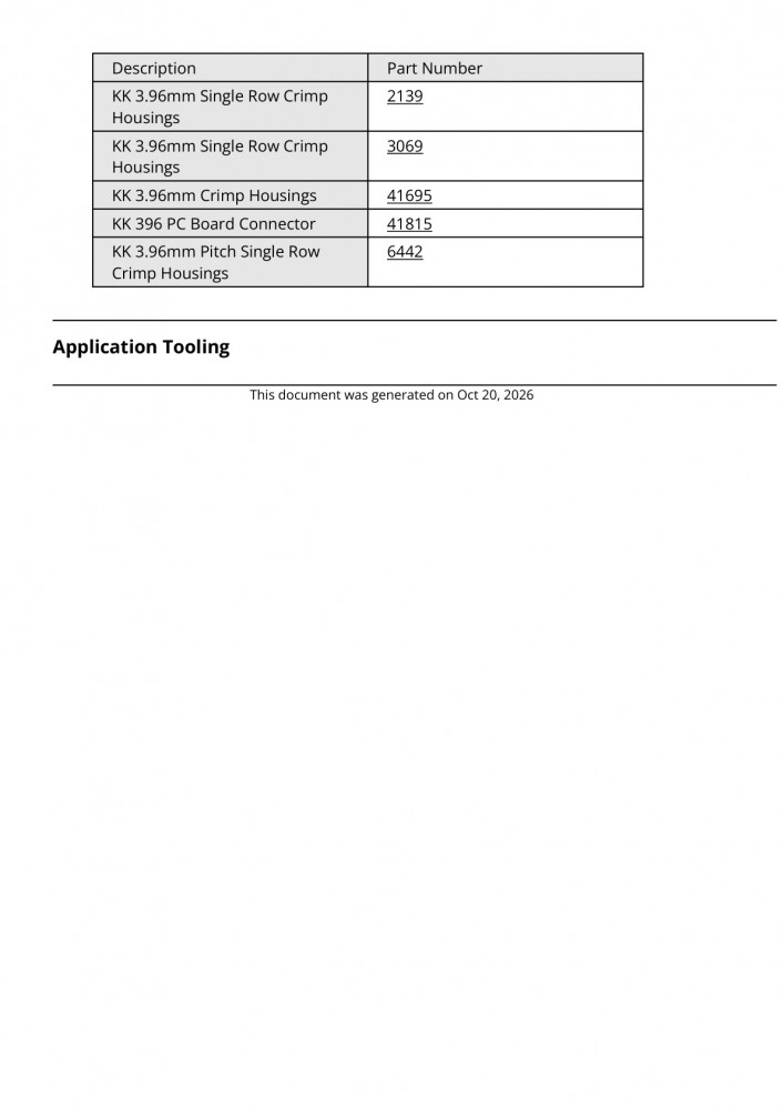 MOLEX 26481185 product document preview, page 4
