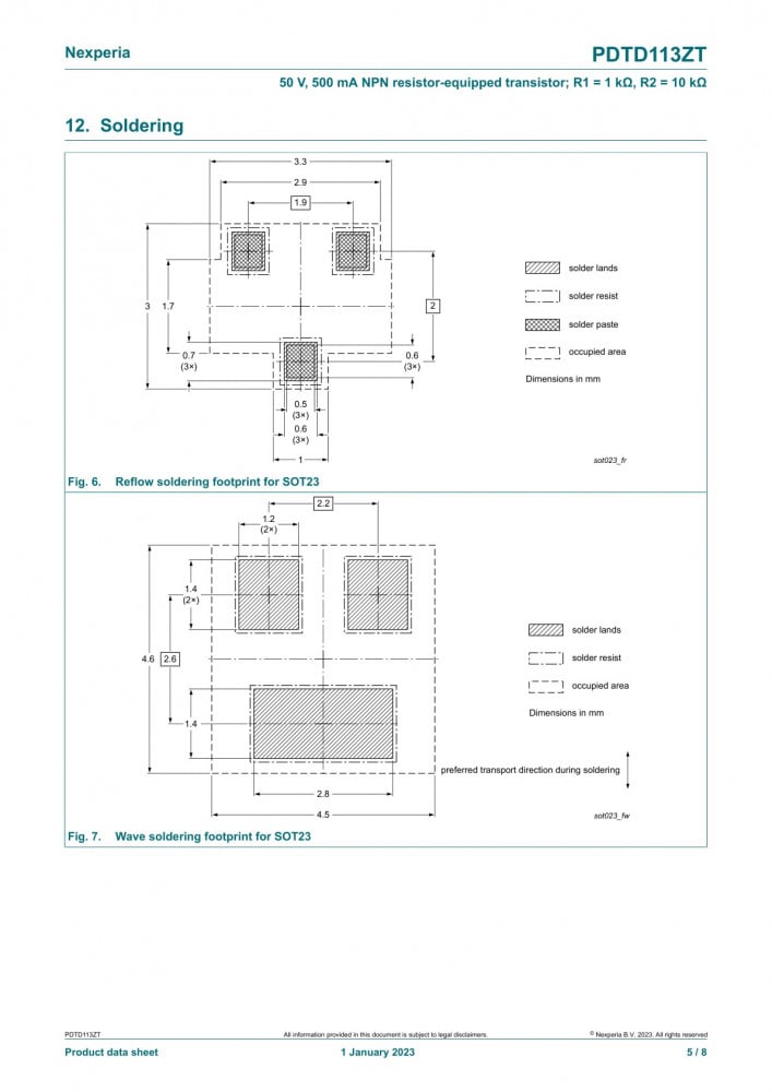 PDTD113ZT datasheet page 5