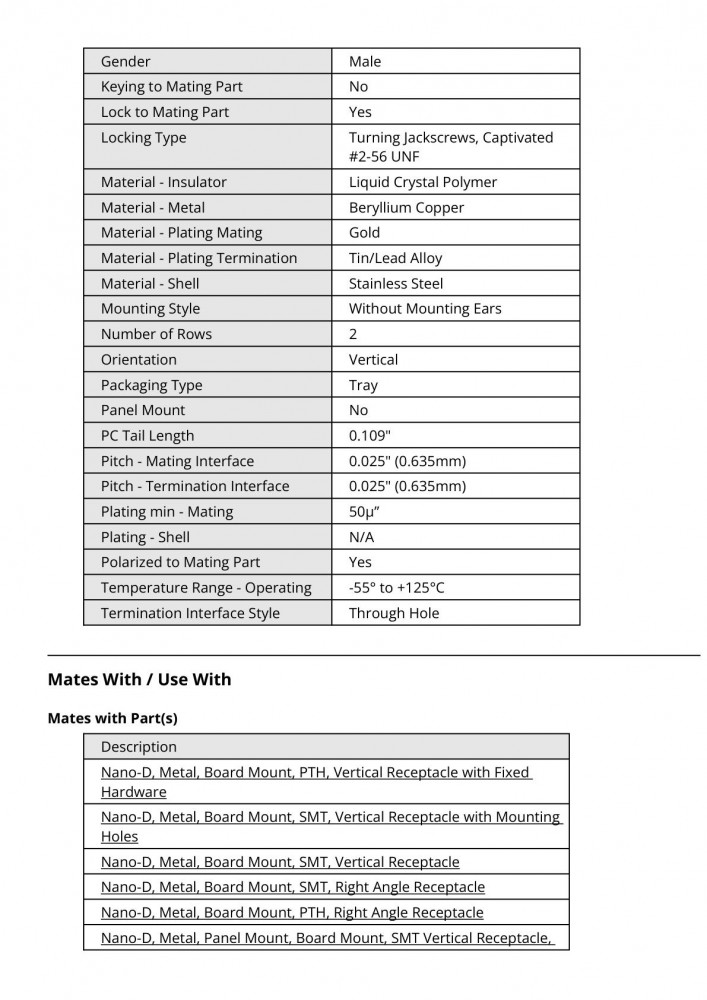 Technical document page 2 for NK-2G4-085-135-JC00-E1Q