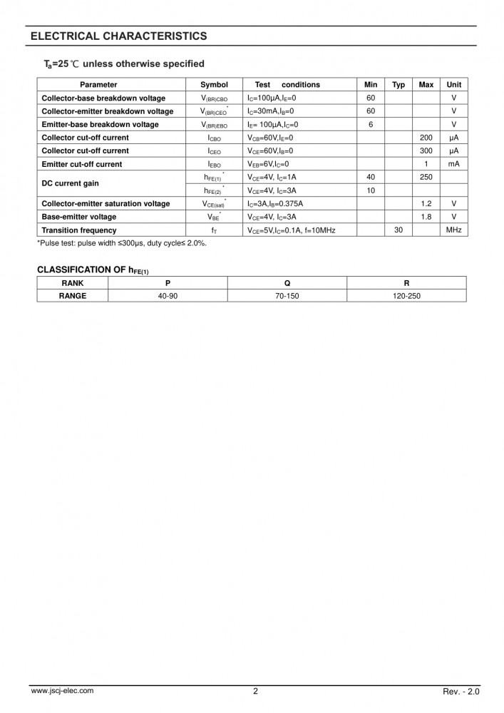 2SD2136 datasheet page 2