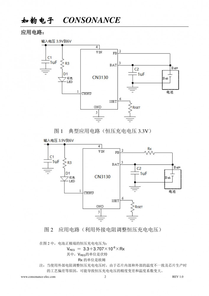 CN3130 datasheet page 2